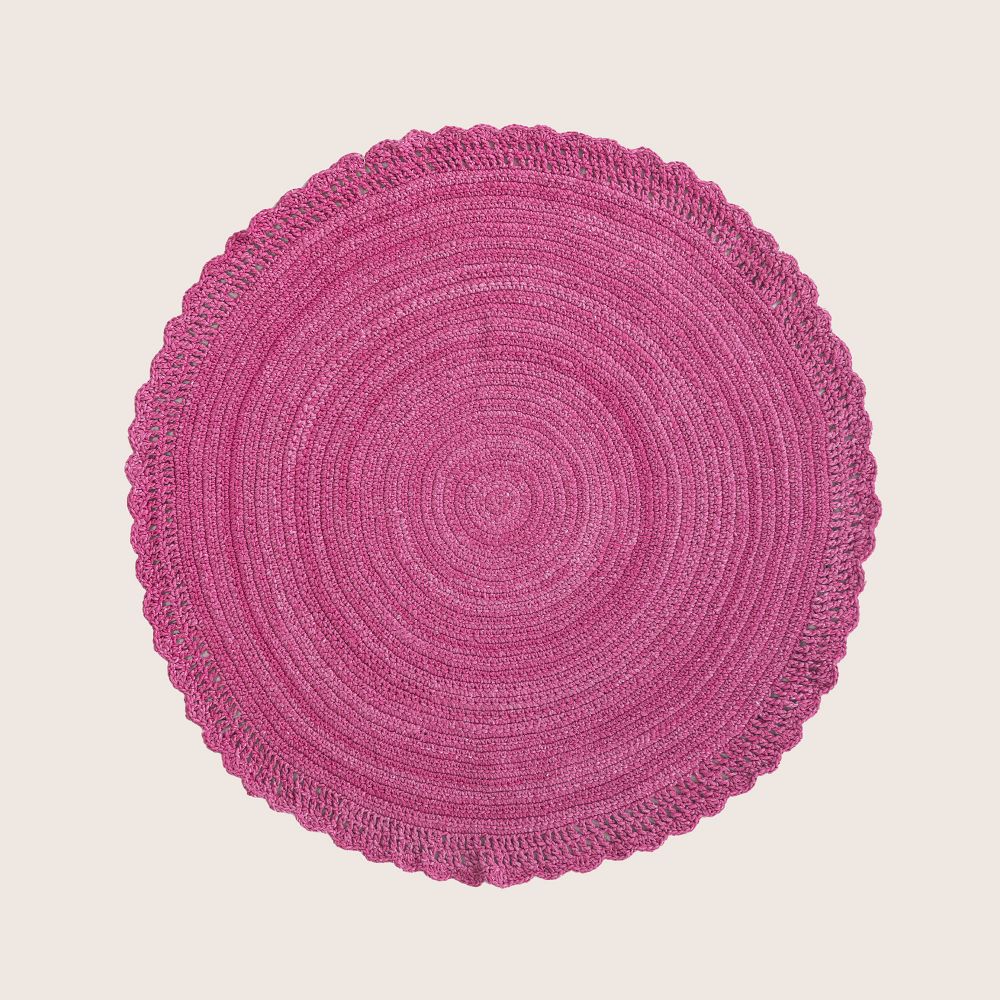 Clia Round Woven Rug | Greenrow