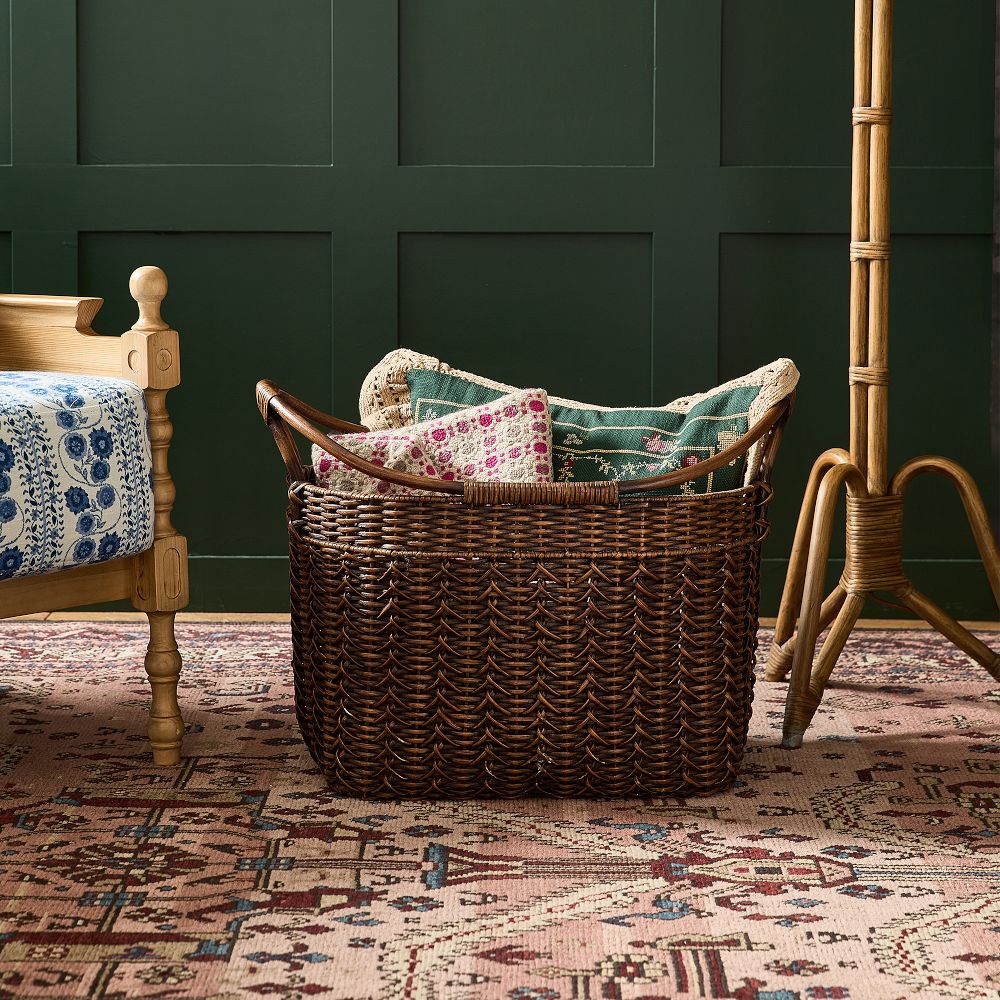 Woven Wicker Boat Basket | Greenrow