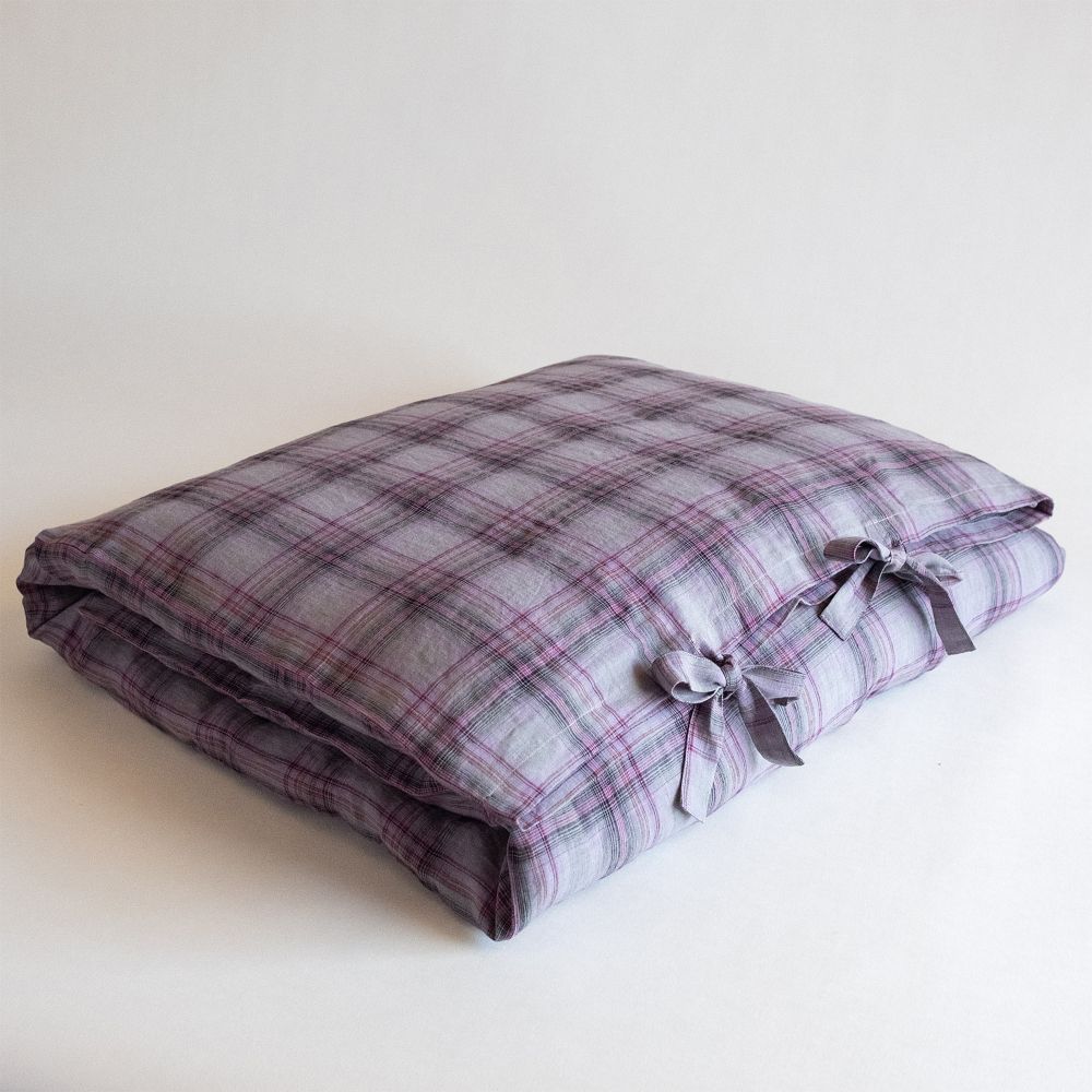 Ruby Woven Plaid Sofa Topper Pillow Cover | Greenrow