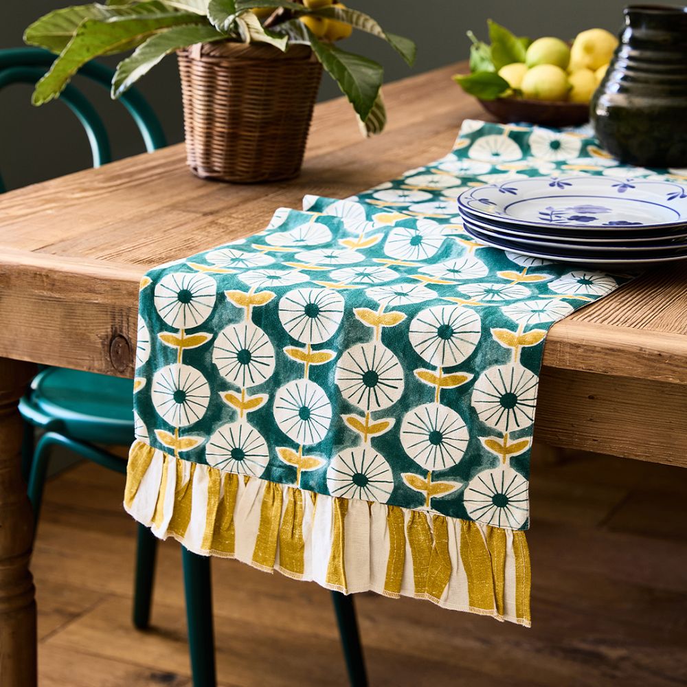 Cleo Ruffle Runner | Greenrow