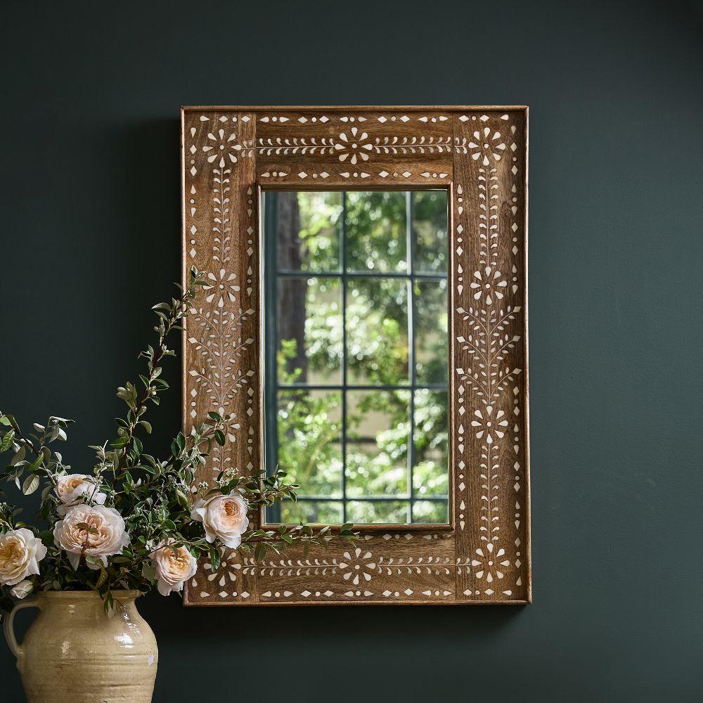 Alma Bone Inlay Wall Mirror | Greenrow
